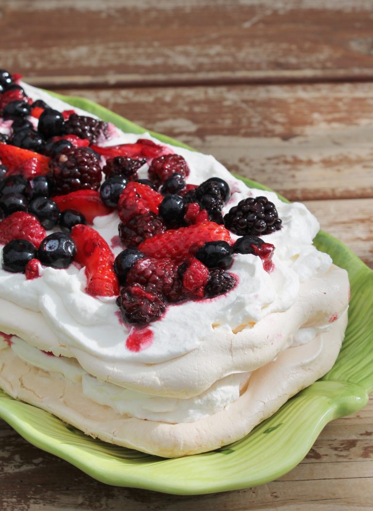 Berry Meringue Torte