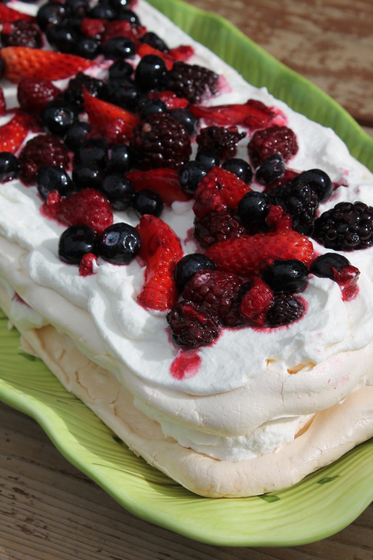 Berry Meringue Torte